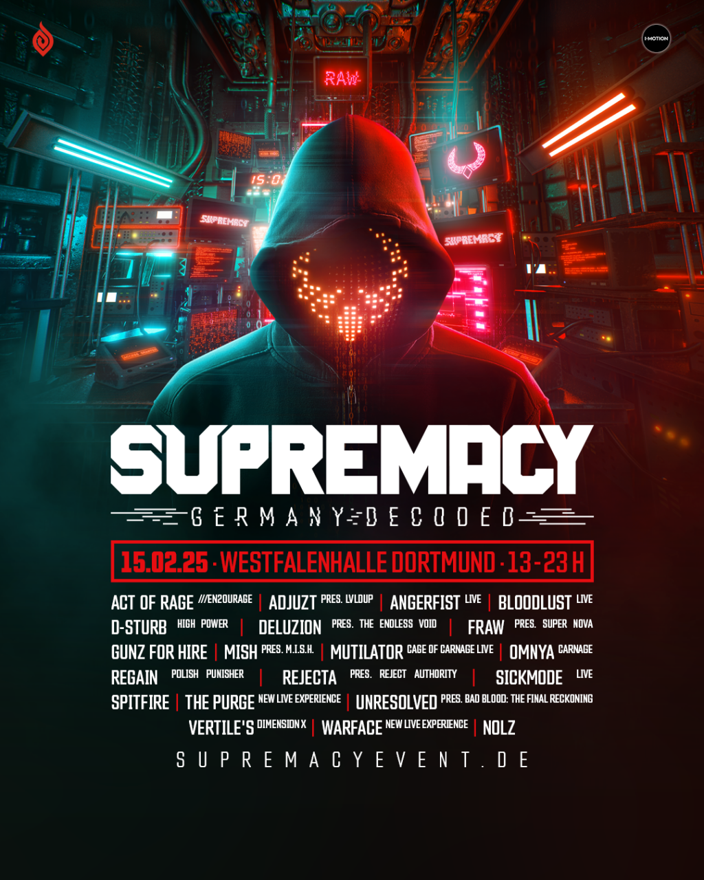 Das ist das komplette line-up Supremacy 2025 - Germany Decoded - Supremacy